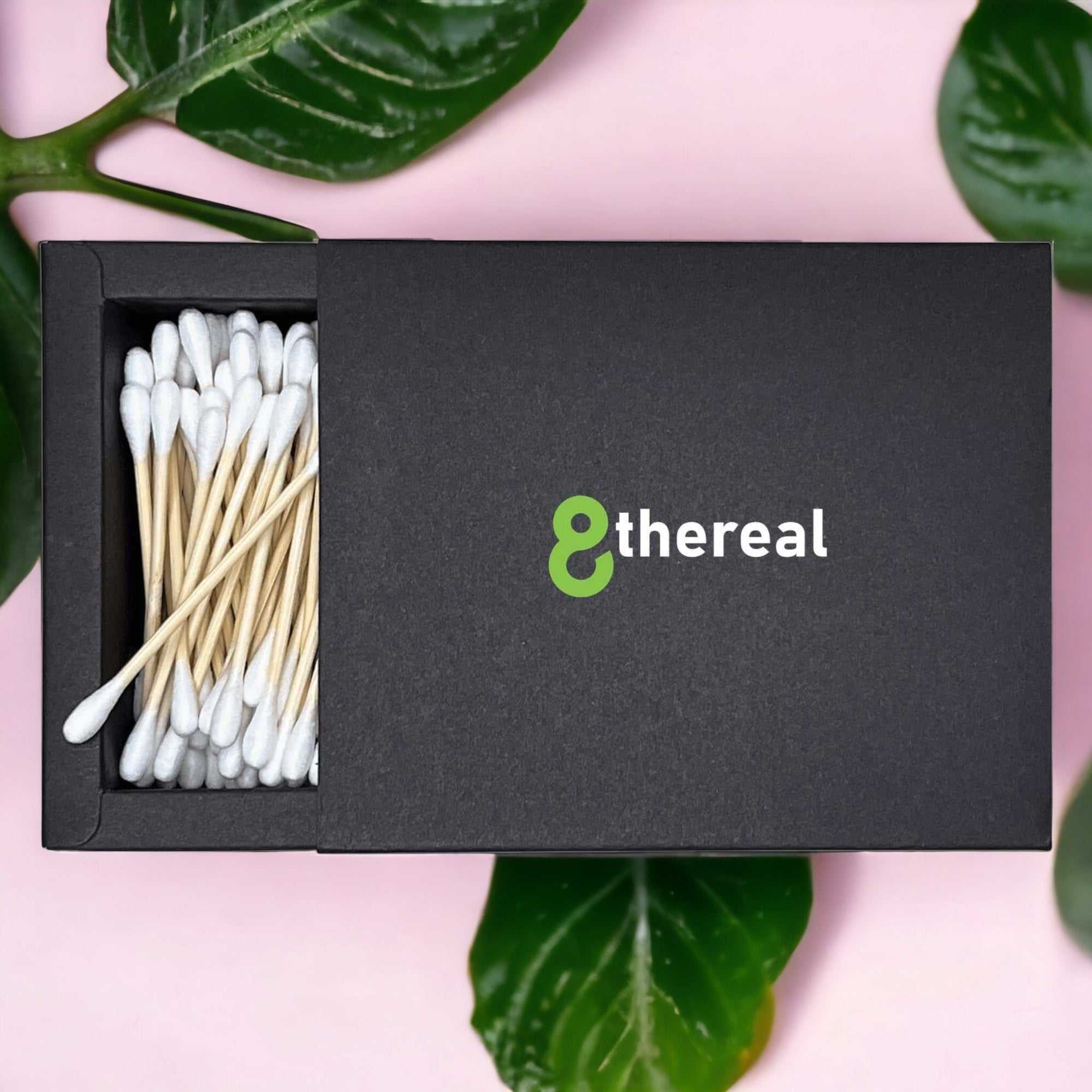 Bamboo Biodegradable Cotton Swab Box | Eco-Friendly Solution – 8thereal